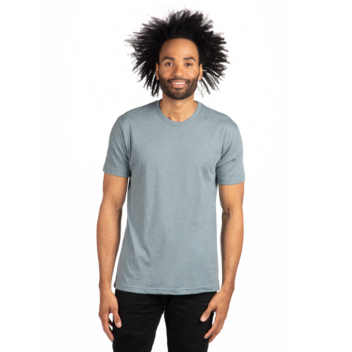 Next Level 6010 Unisex Tri-Blend T-Shirt (Vintage Stonewash Denim ...