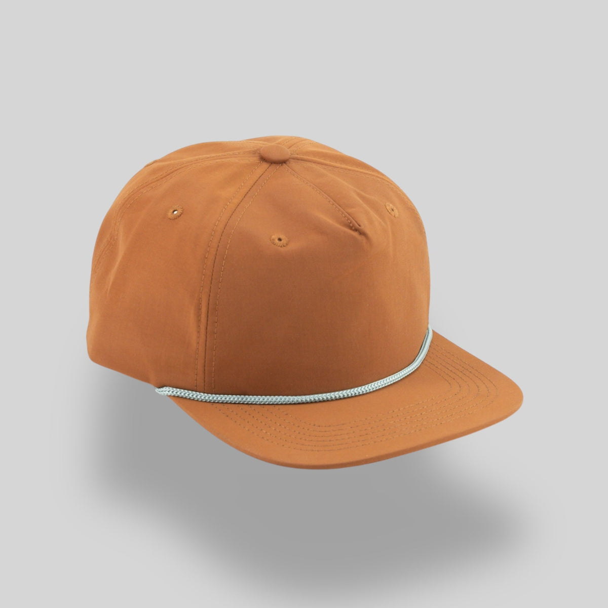 Blank Rope Hats NSS Classic Nylon Semit-Structured Rope Hat (Rust/Silv ...