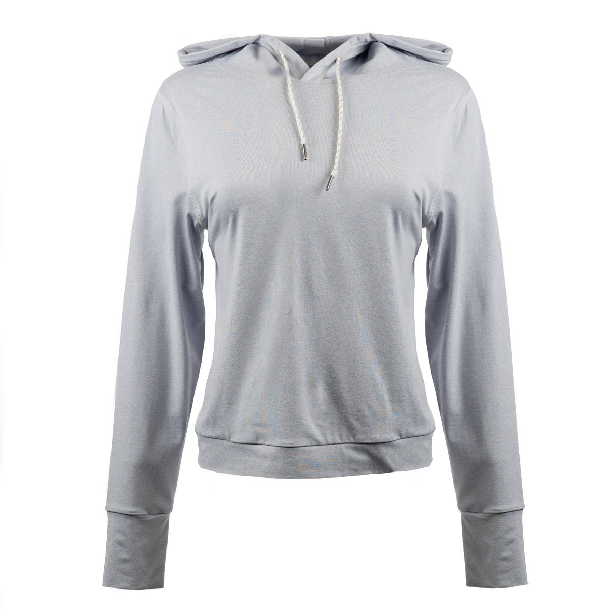Burnside B5667 Ladies Modest Crop Hoodie (Heather Light Grey ...