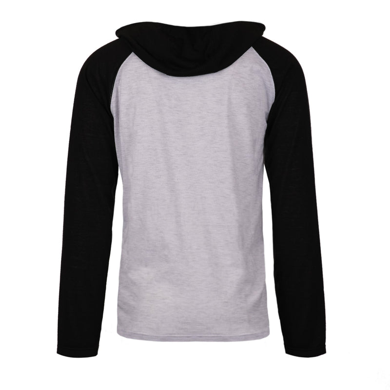Burnside B8127 Yarn Dyed Long Sleeve Knit Hoodie (White/Black ...