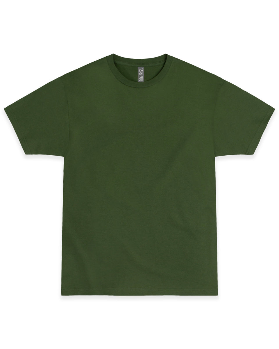 Cotton Heritage MC1082 Men's Premium Short Sleeve Tee (Forest Green ...