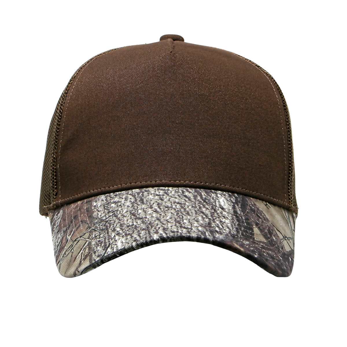 Cobra Cap C112F-C 5 Panel Structured Poly/Cotton Front Mesh Back - Cam ...