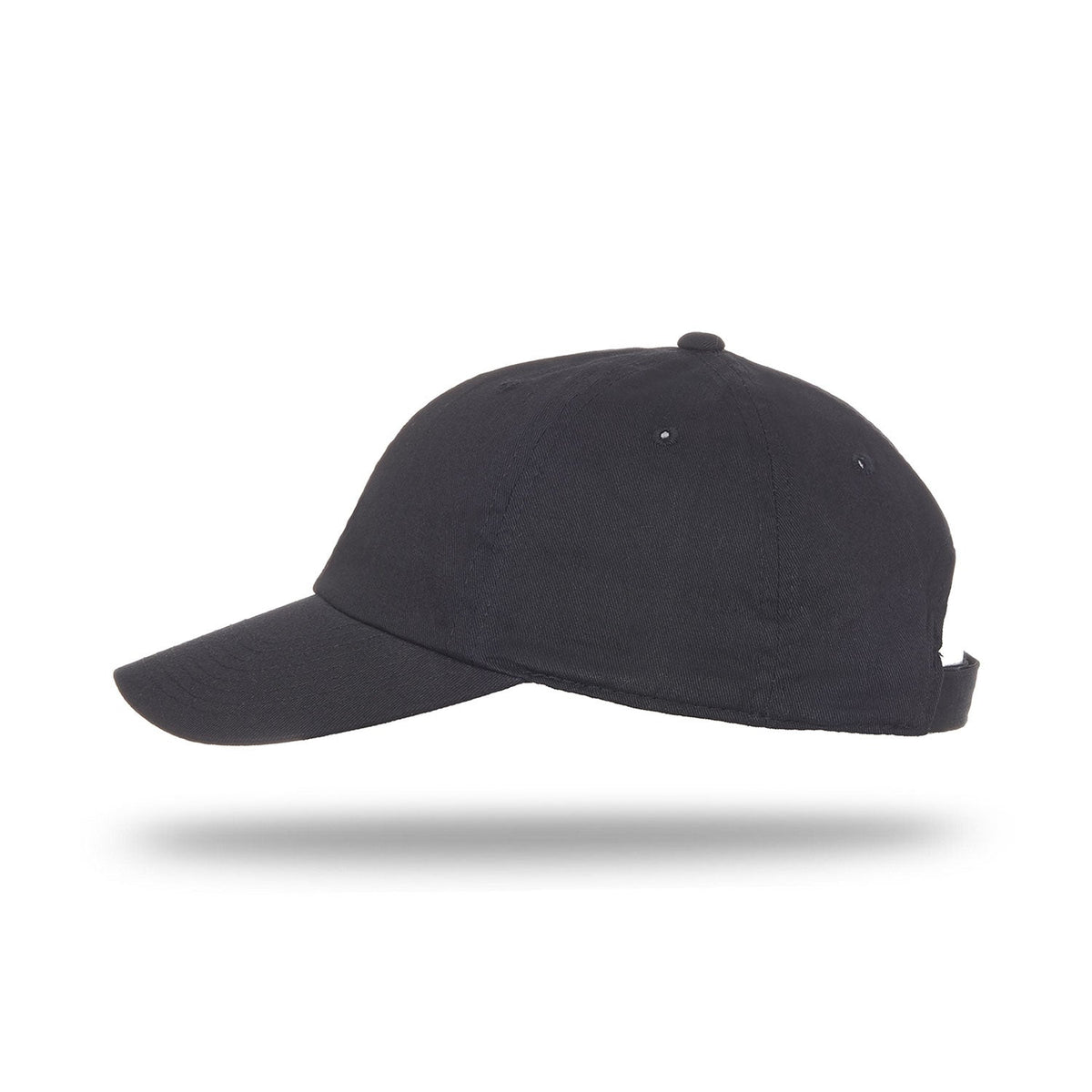 Cobra Cap PTV-R 6 Panel Cotton Twill Relaxed (Black) – Wholesale Printables
