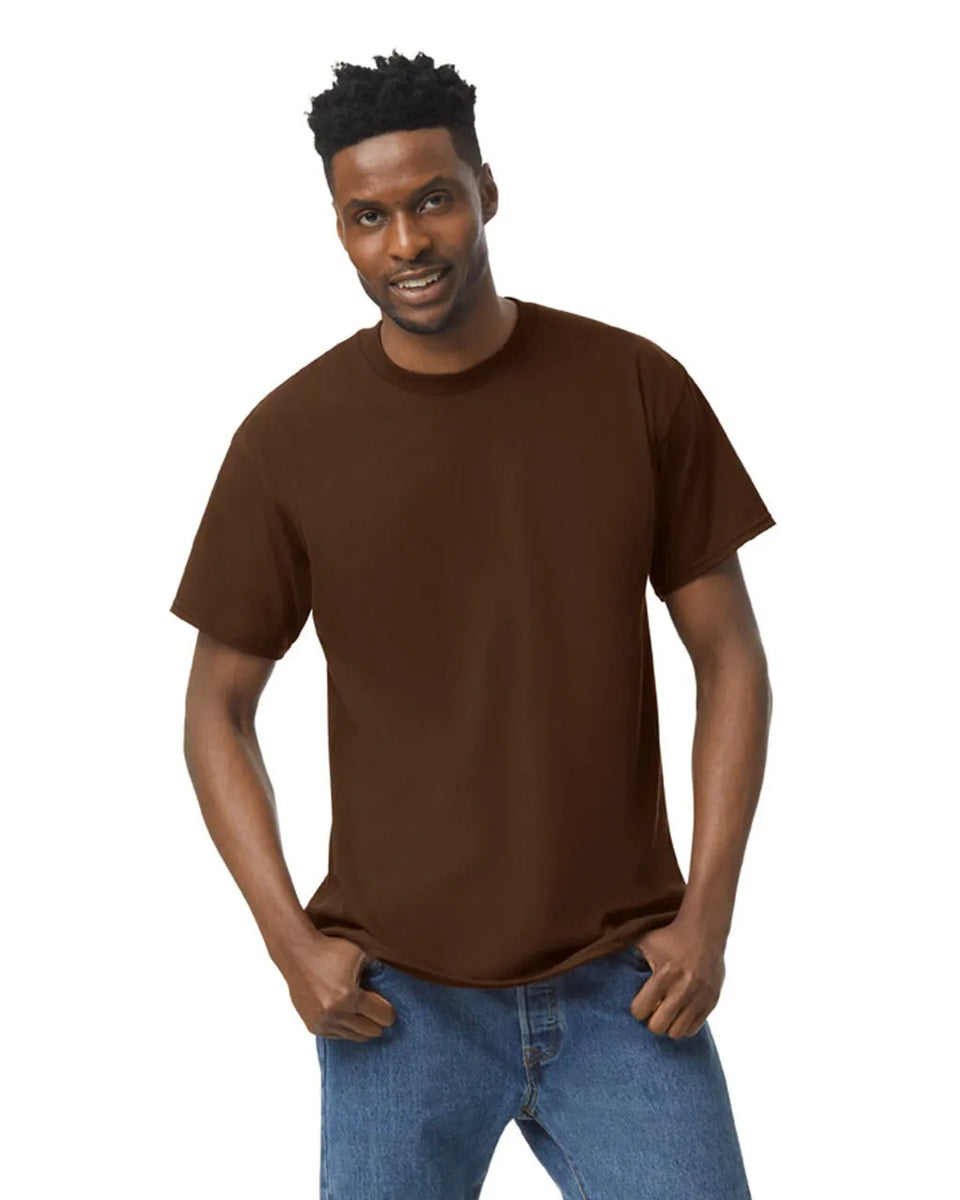 Gildan 5000 Heavy Cotton™ Adult T-shirt (Russet) – Wholesale Printables