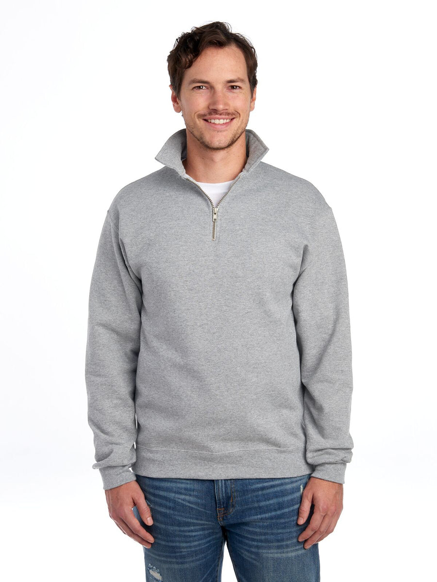 Jerzees 4528MR NuBlend® Unisex Quarter-Zip Pullover (Oxford ...
