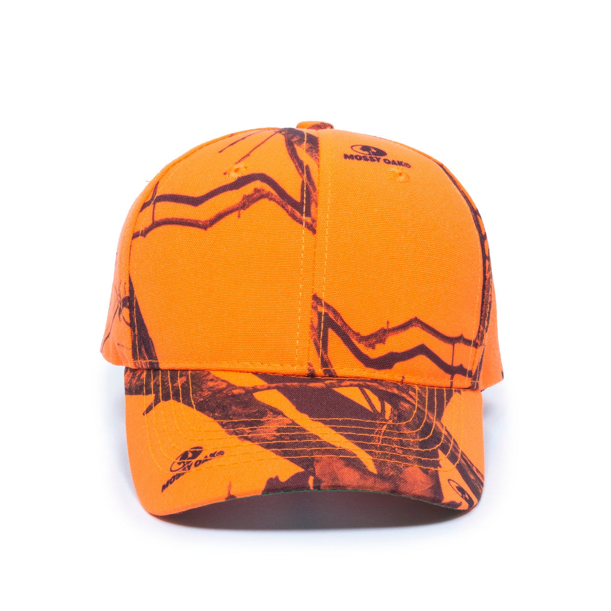 Outdoor Cap 350 Pro Mid Crown Camo Solid Back Cap (Mossy Oak® Blaze ...