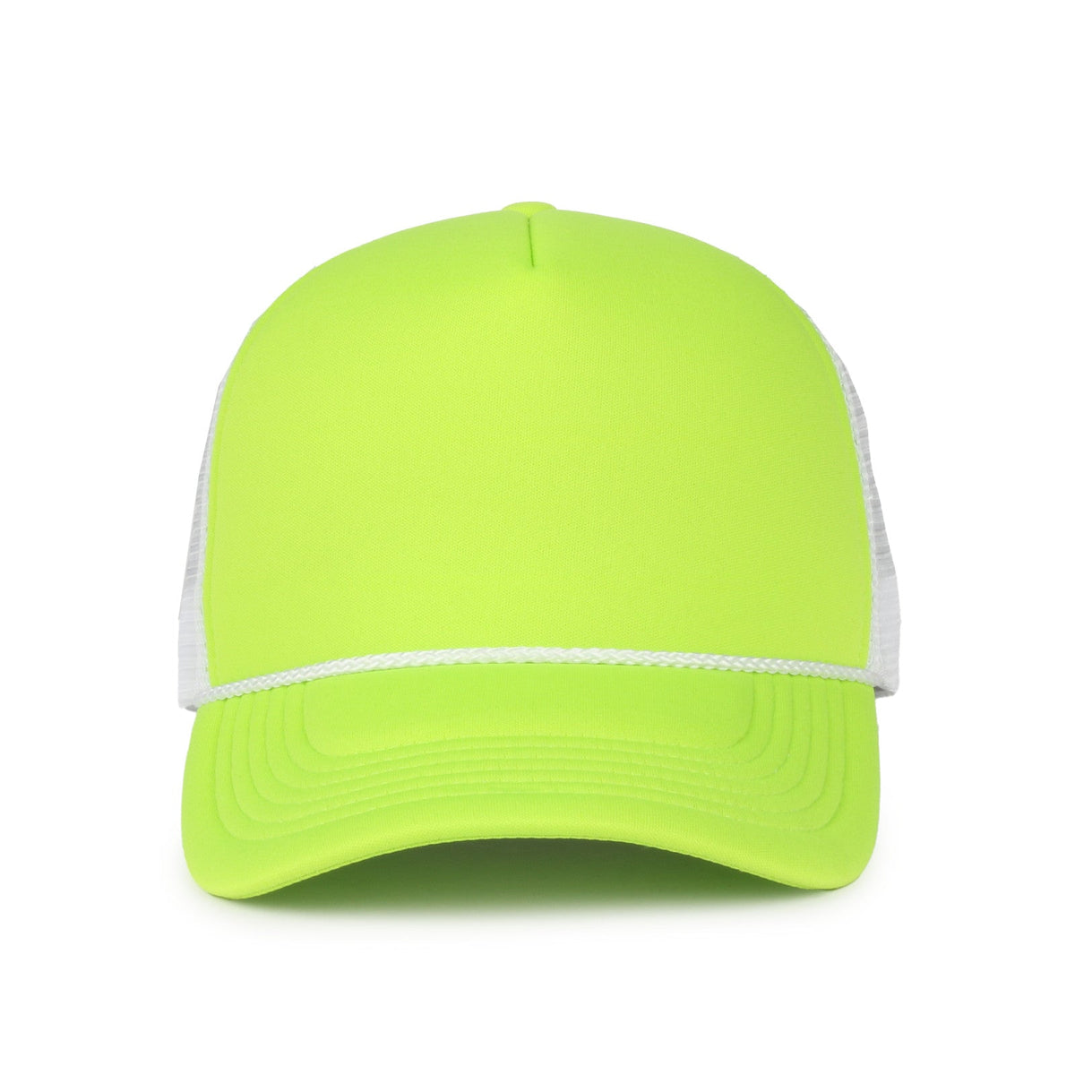 Outdoor Cap OCFOAM Foam Mesh Trucker (Neon Lime/White) – Wholesale ...